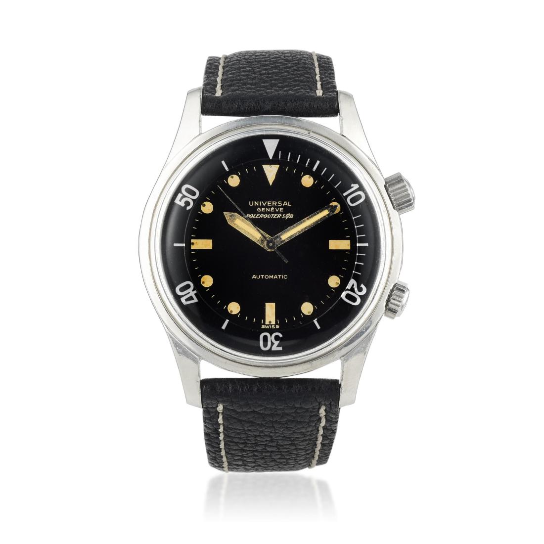 Universal Geneve Polerouter Sub In Steel