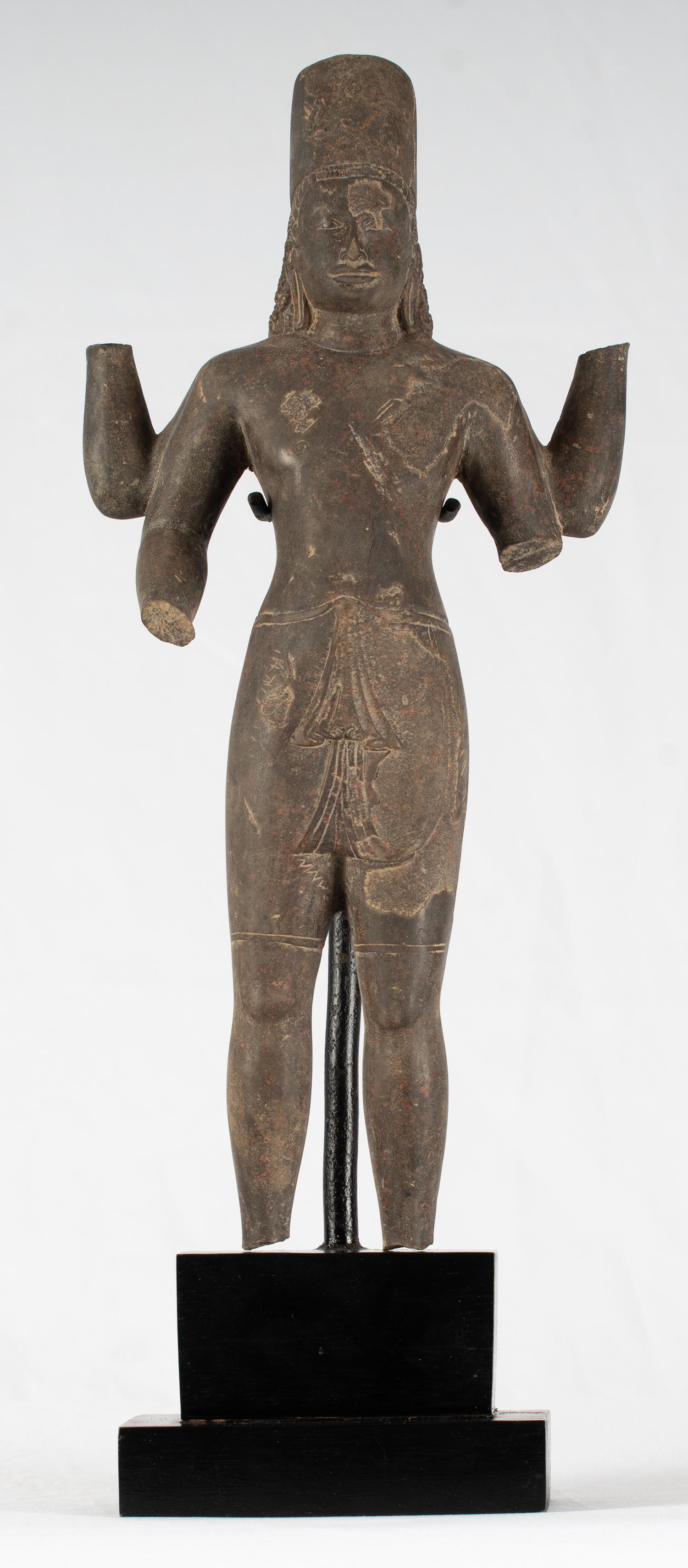Antique Phnom Da Style Khmer Standing Sandstone Vishnu - Aug 11, 2020 ...