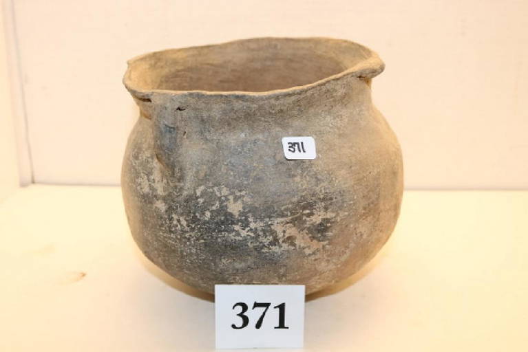 2 Lugged Arkansas Pottery Container