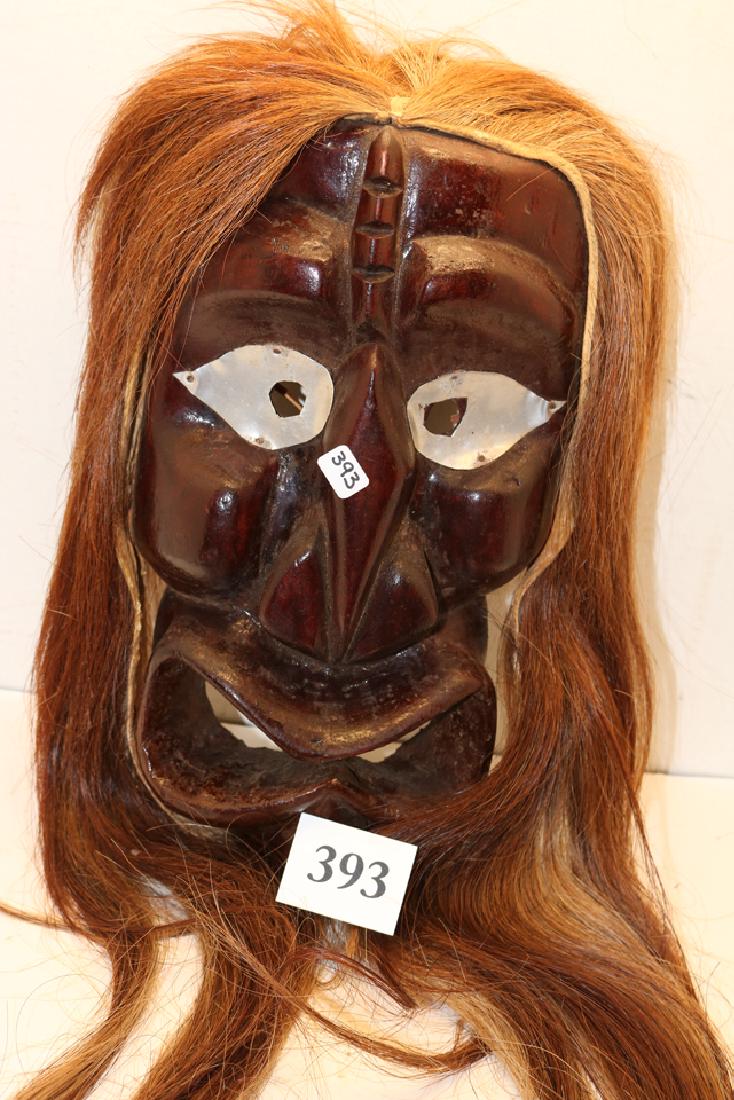 Iroquois False Face Society Wood Mask