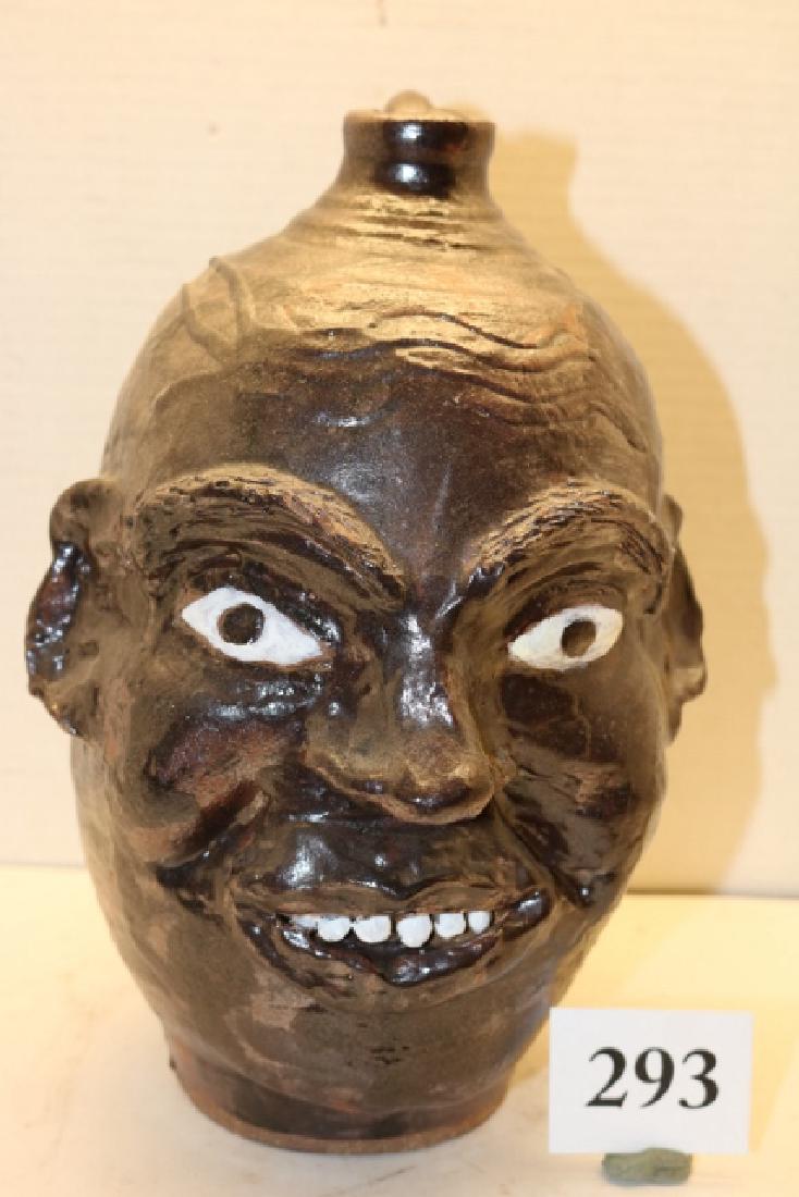 10" Grotesque Face Jug - Mar 17, 2018 | Old Barn Auction, LLC in OH