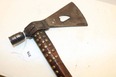 Wood Handled Pipe Tomahawk