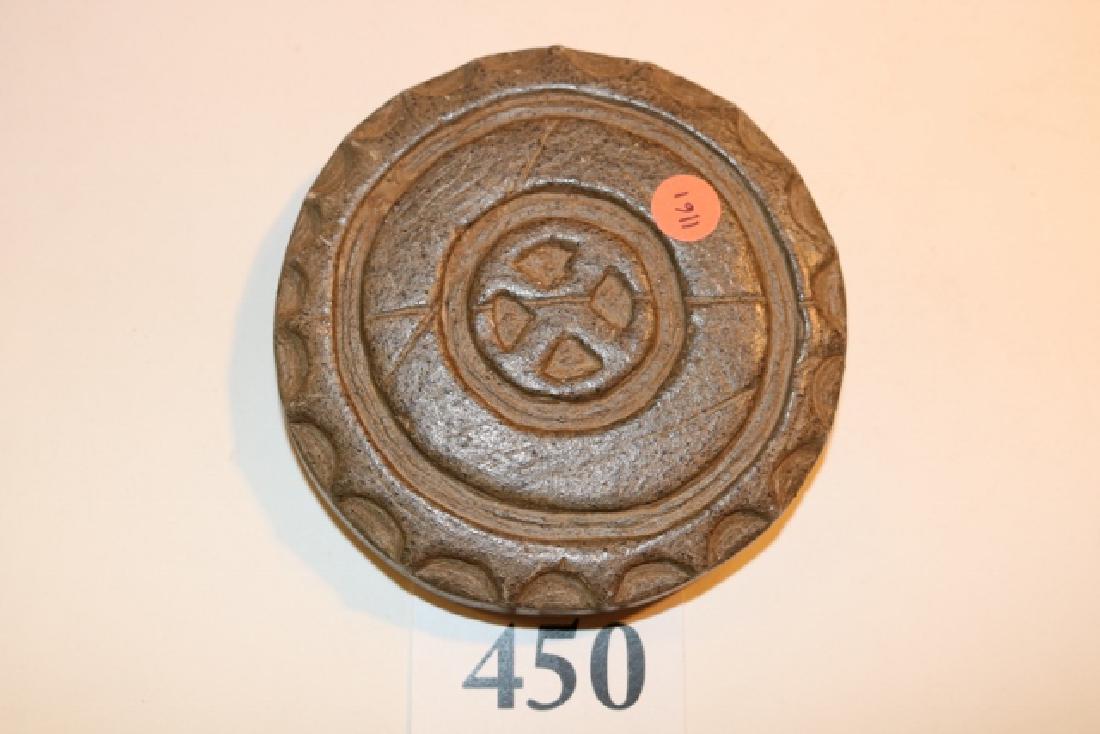 Circular Steatite Disc Tablet