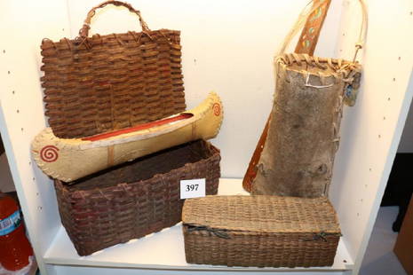 3 Assorted Wicker Baskets