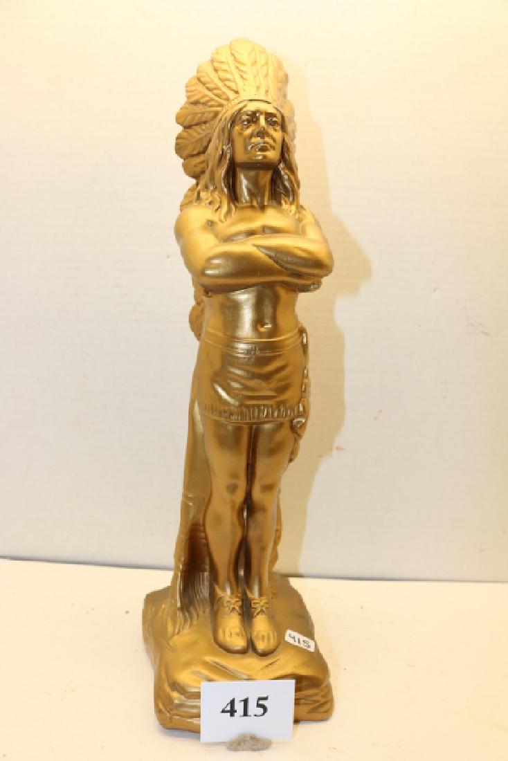 Plaster Indian Figure