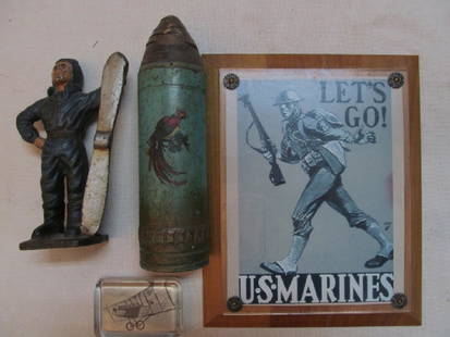 Inert Wwi 1907 Scovill Model 1907 M 75mm Shell