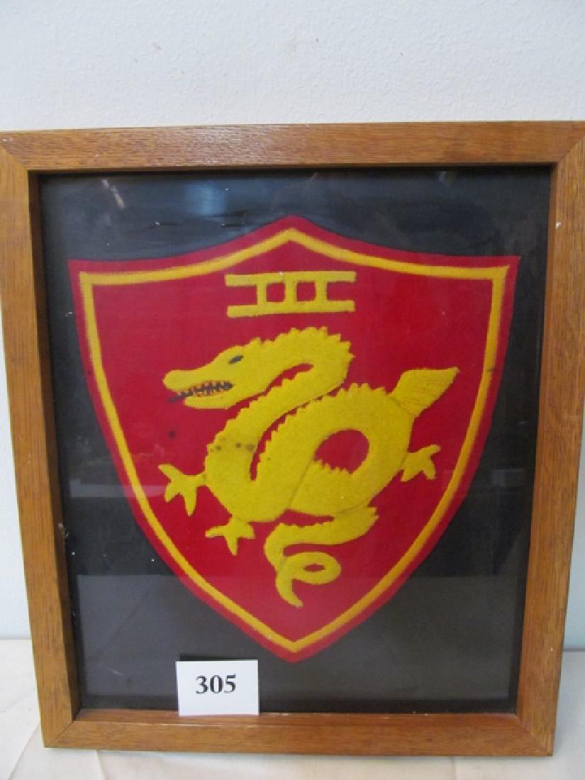 Large Framed Military Cloth Insignia