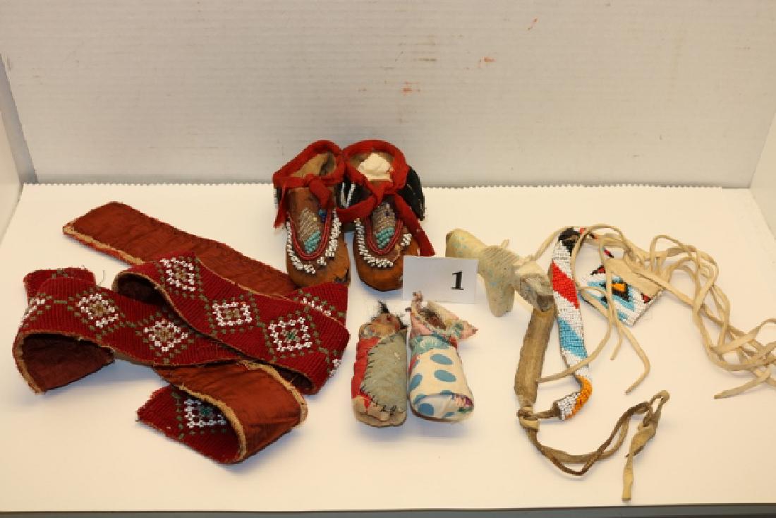 Pair Mohawk Childs Moccasins