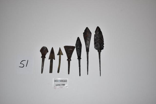 7 Mongolian Arrowheads