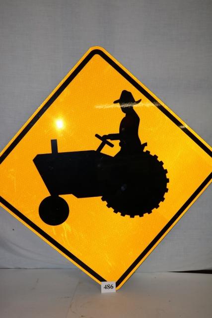 Tractor Crossing Sign - May 16, 2020 | Old Barn Auction, LLC in OH