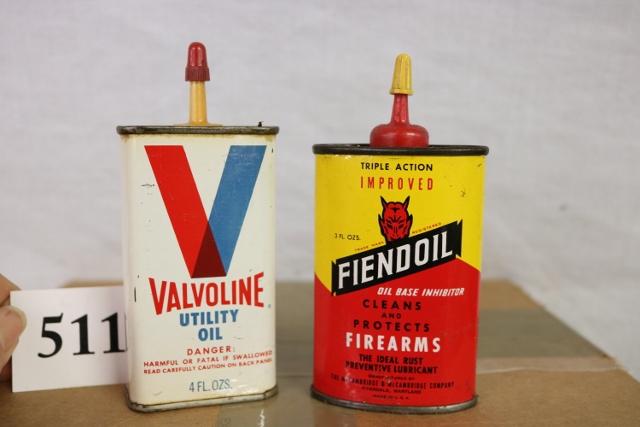 2 Oiler Cans, Fiendoil