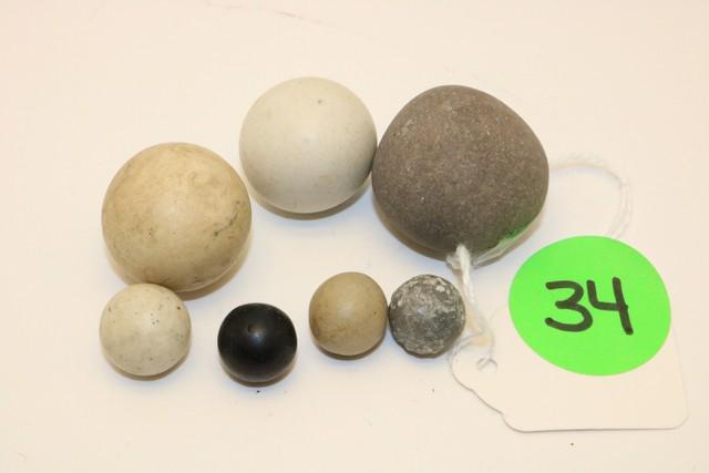 7 Stone Indian Game Stones
