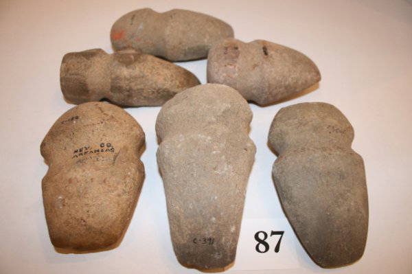 Six Grooved Ark. Axes