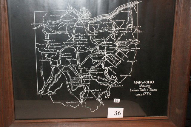 36: Negative Map of Ohio Showing Indian Trails - Jan 14, 2012 | Old ...