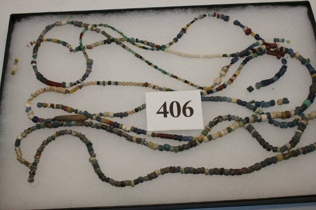5 Strands Of Cherokee And Creek Beads