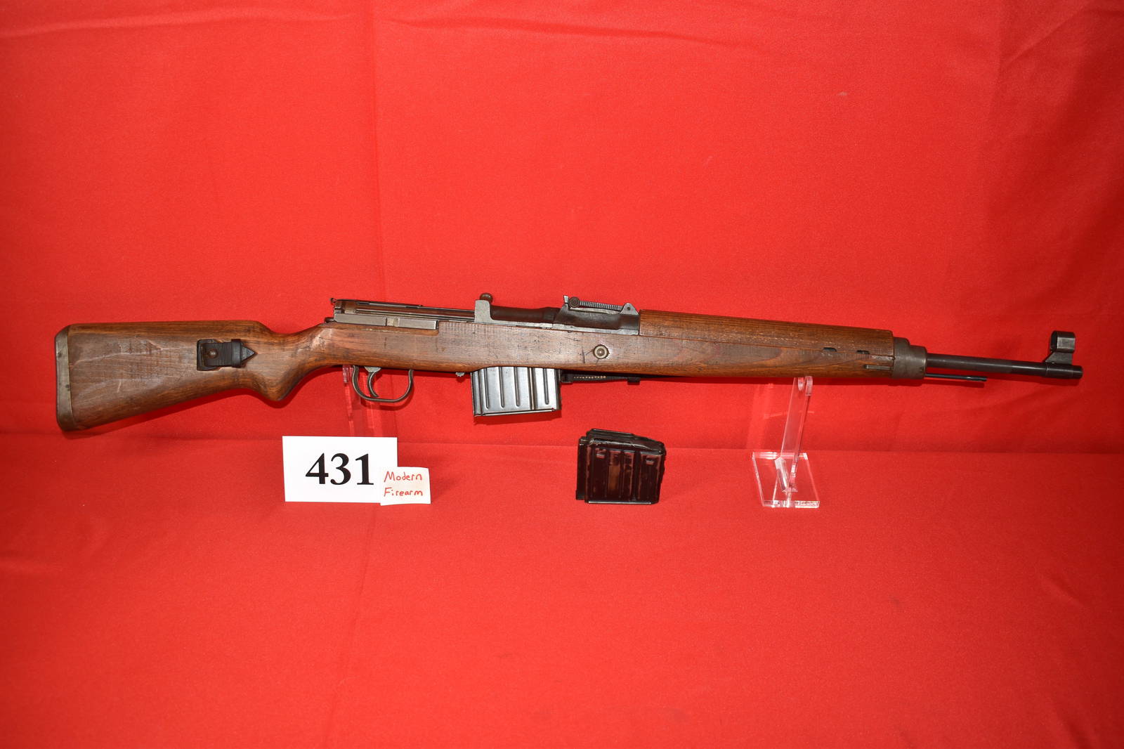 (x) Walther K43 Ac 45 8mm Semi Auto Rifle Auction