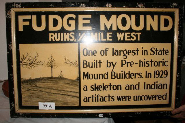 “fudge Mound” Sign
