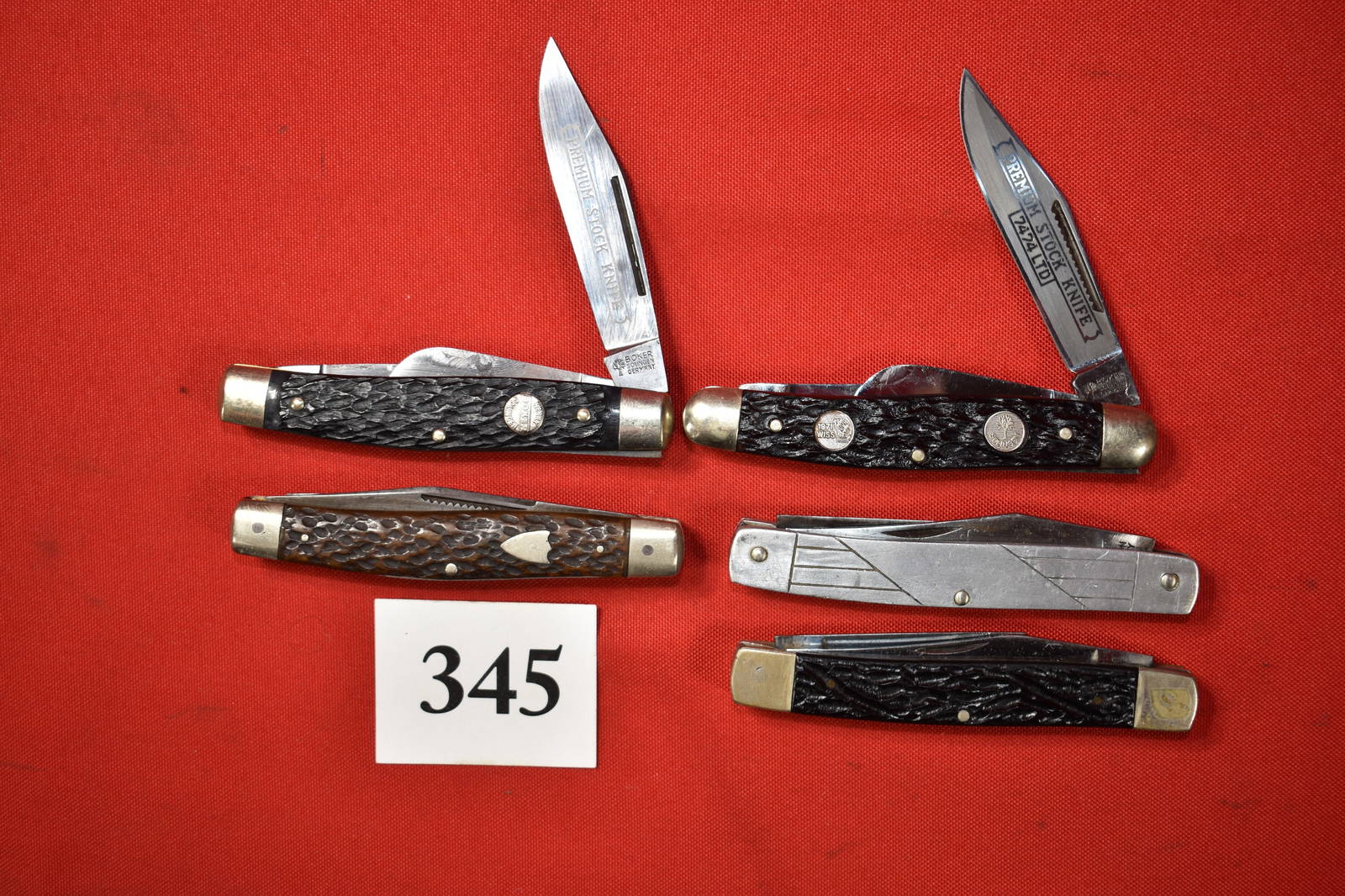 (5) Pocket Knives Auction