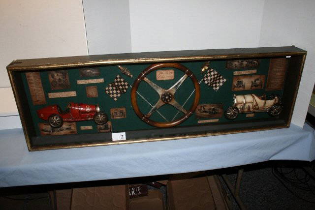 Shadow Box “the History Of Car Racing”