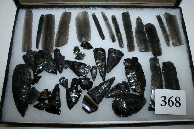 25 Obsidian Points