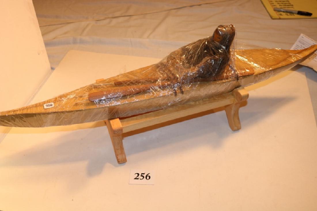 Seal Skin Eskimo Kayak Model