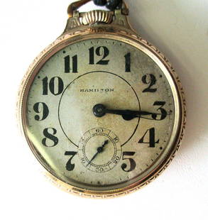 Hamilton 992 Pocket Watch Railroad 21 Jewel