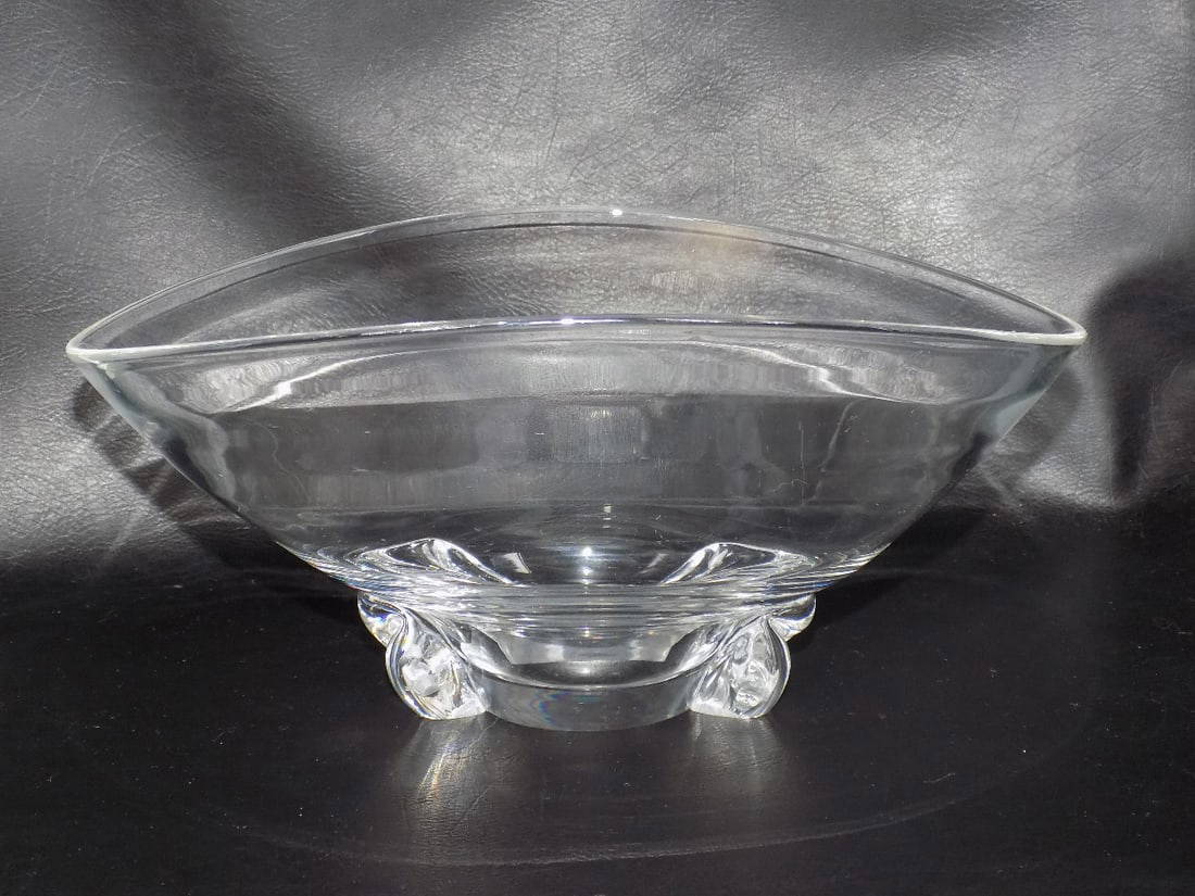 Vintage Steuben Art Glass Bowl Unusual Shape Auction