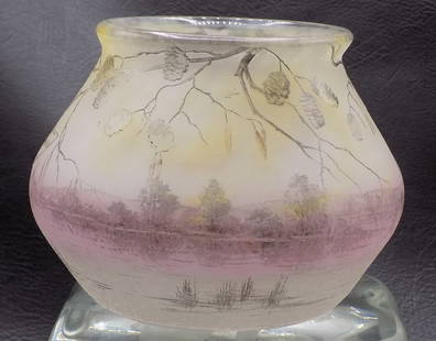 Kralik Art Glass Vase Auction