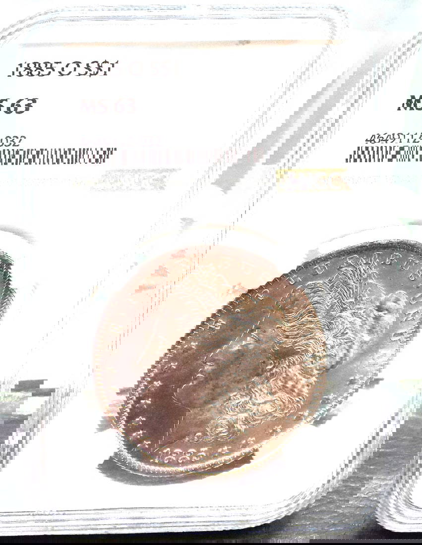 Uncirculated 1885 O Morgan Ngc Graded Ms63 Silver Dollar Auction