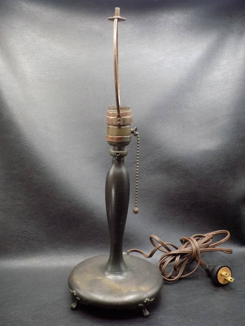 Signed Vintage Pairpoint Lamp Base Auction