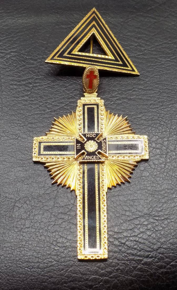 1936 Vintage 10k Gold Masonic Past Masters Medal Auction