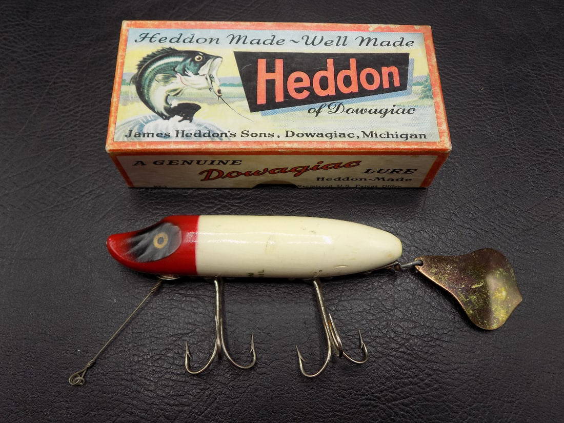 Vintage Heddon Fishing Lure In Original Box Auction