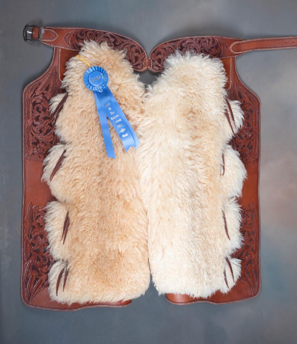 A pair of Award Winning white Woolly Chaps with floral - Mar 23, 2019 ...