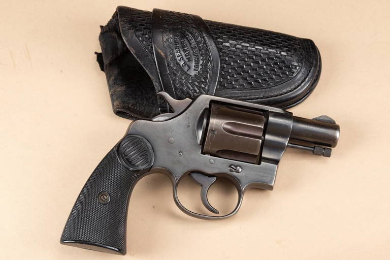 Colt New Service Snub Nose Double Action Revolver, .44/40 caliber, SN ...
