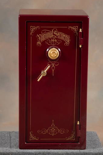 National Security Safe Co. floor model Iron Safe with combination front ...