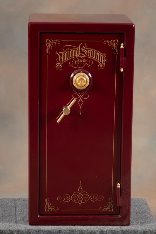 National Security Safe Co. floor model Iron Safe with combination front ...