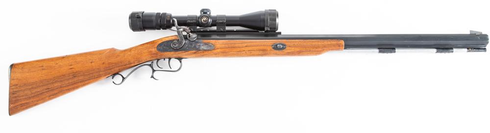 Thompson Center Arms Single Shot Black Powder Rifle with double set ...