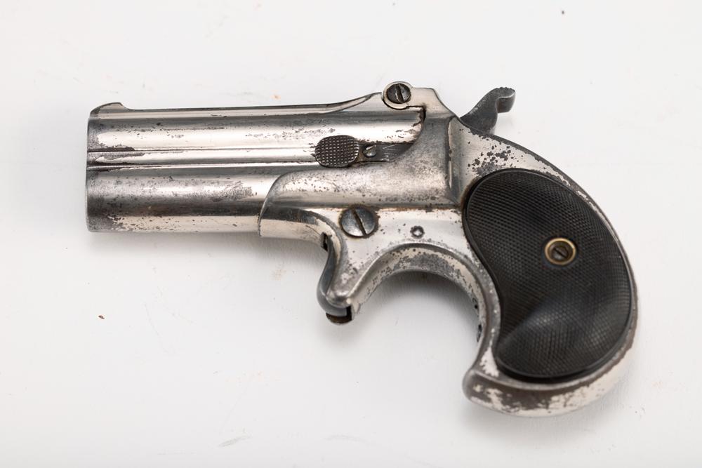 Vintage Remington O&U Derringer, .41 caliber, SN 185, with 3" stacked ...