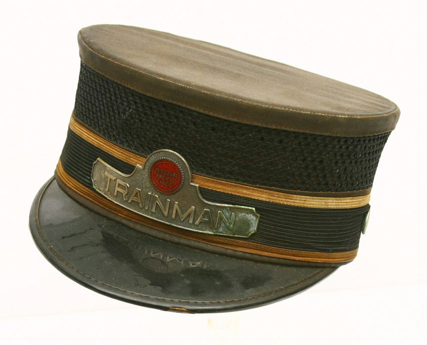 Railroad Trainman Cap Marked Missouri Pacific Line