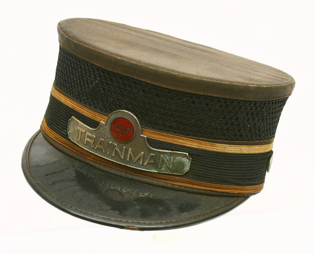 Railroad Trainman Cap Marked Missouri Pacific Line