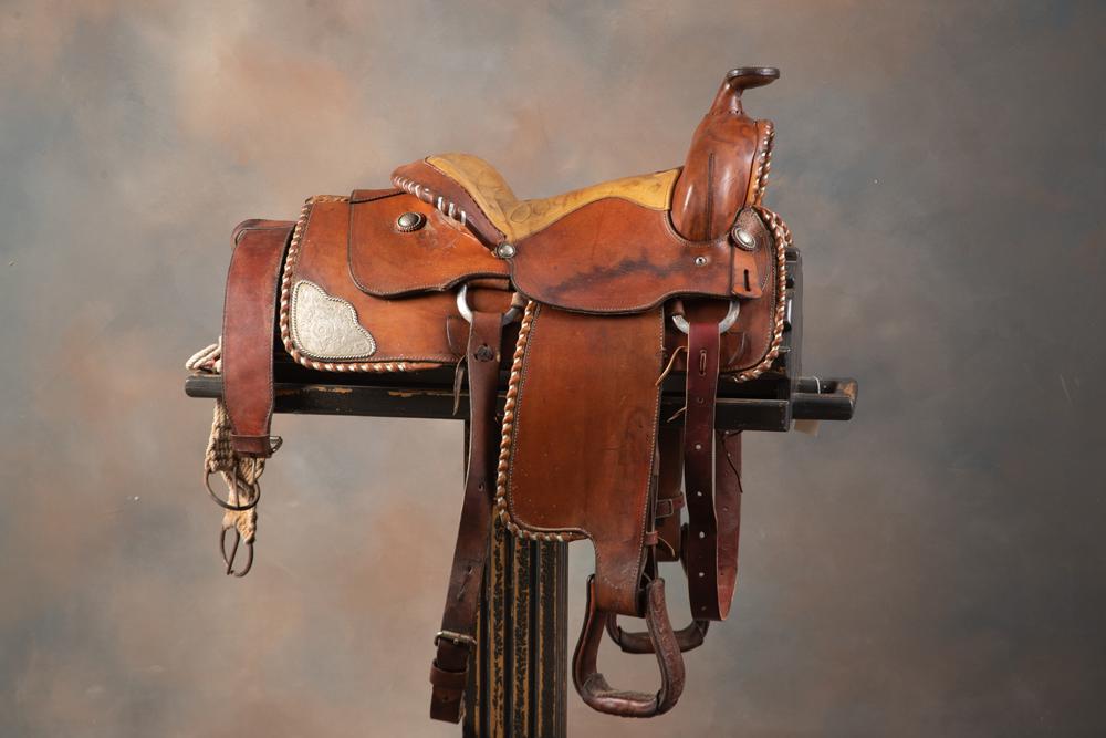 Ranch Saddle, Unmarked. Saddle Was Once Owned By Gib Lewis Who Was ...