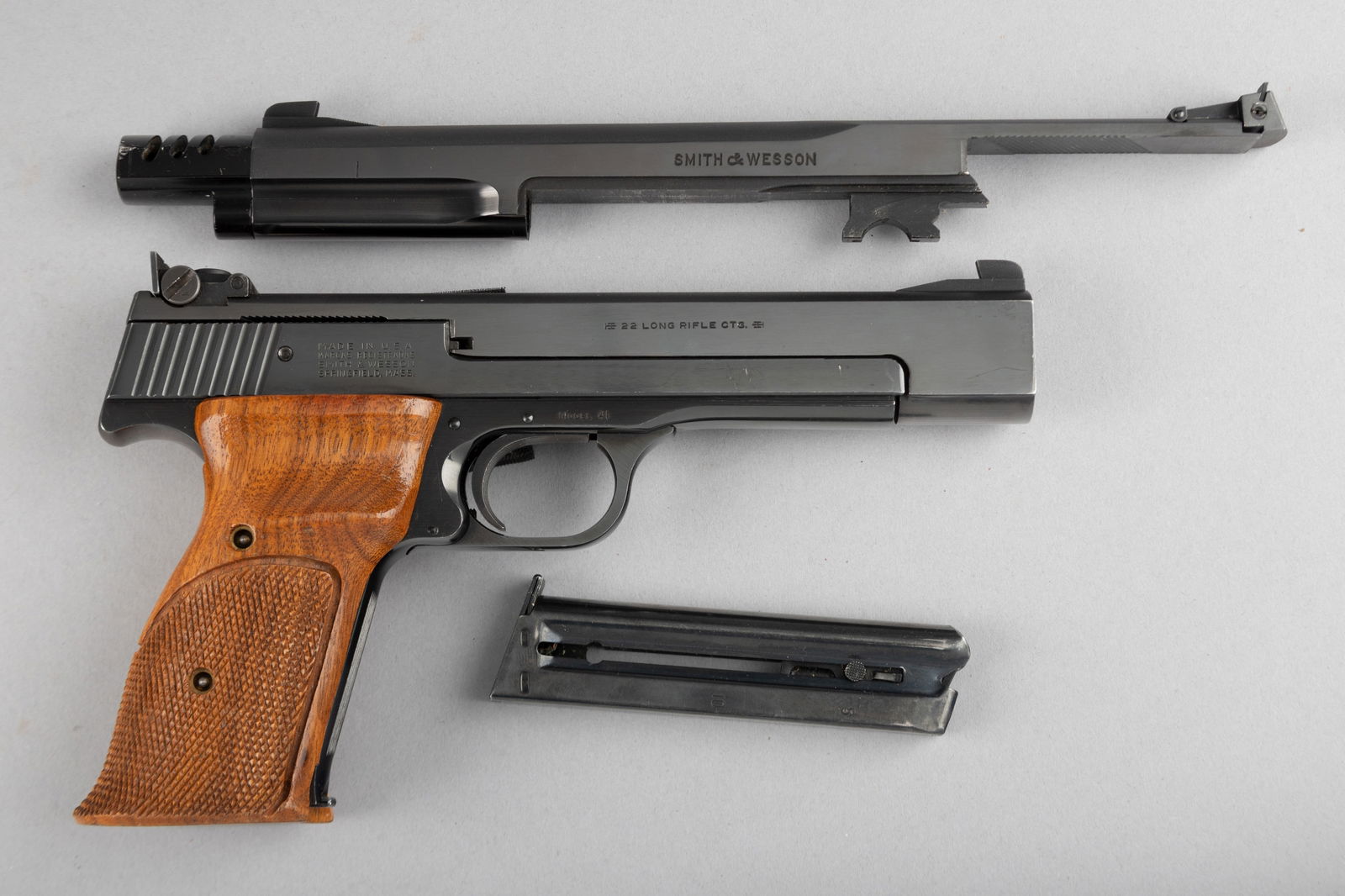 Smith & Wesson Model 41 Pistol, .22 Lr Caliber, Sn A598512, 5 1/2 ...