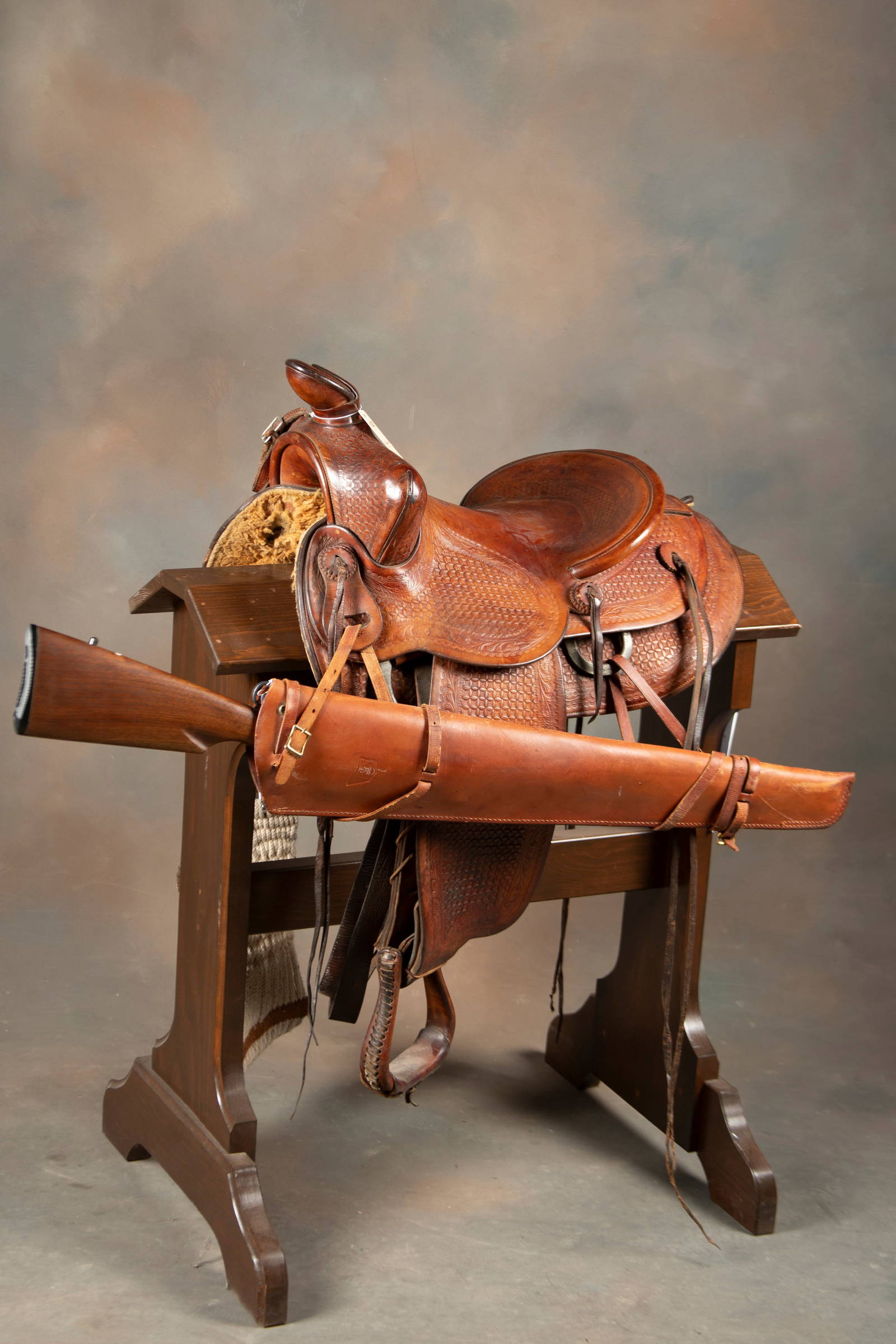 Nice Vintage "h.h. Heiser, Denver, Colo." Marked Double Rig Saddle ...