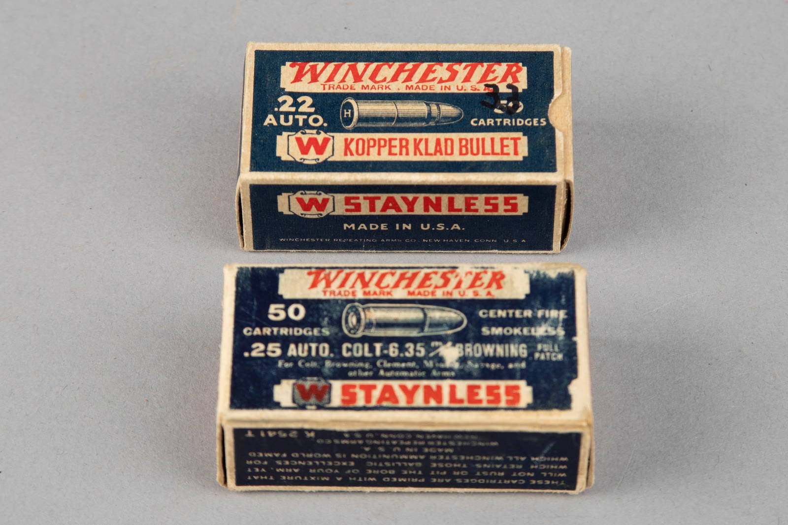 This Lot Consists Of Two Boxes Of 50 Rounds Each Of Winchester ...