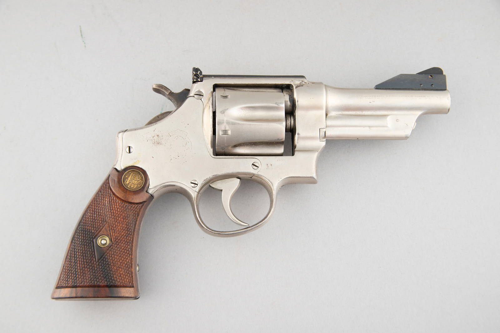 Smith And Wesson 44 Hand Ejector Triple Lock Model Revolver, .44 Spl ...