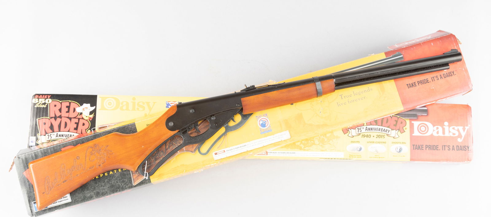 Two Daisy Red Ryder B-b Rifles , One Is An Unopened 75th Anniversary ...