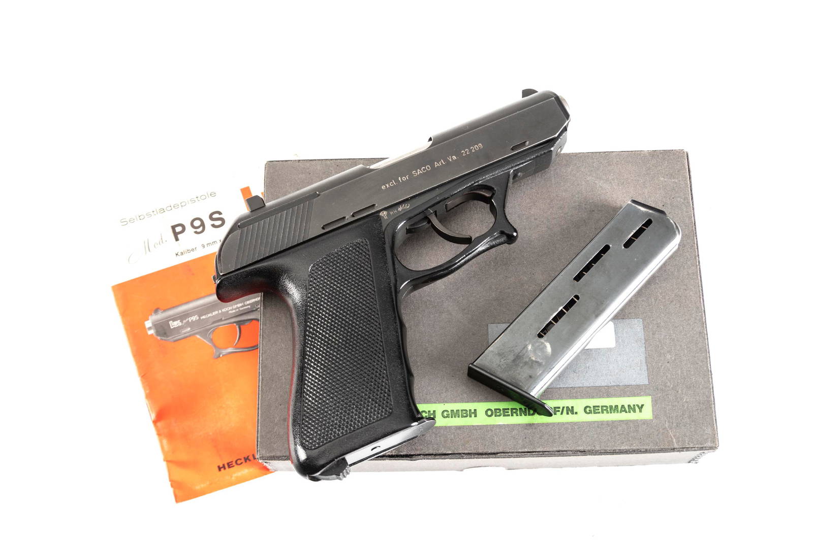 Heckler & Koch, Model P9s, Semi-auto Pistol, .45 Acp Caliber, Sn 400526 ...
