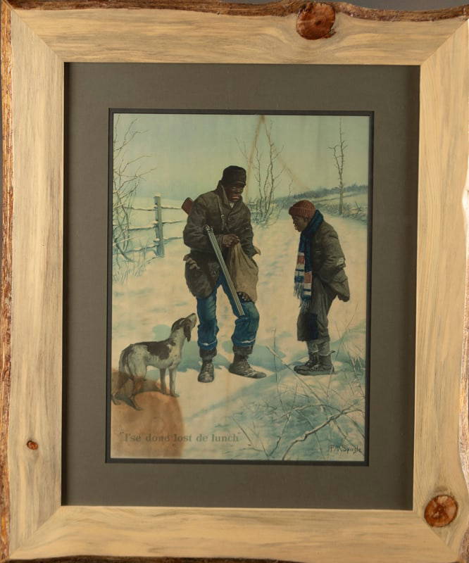 Very Scarce Lithograph For The Hercules Powder Company, Done By The ...