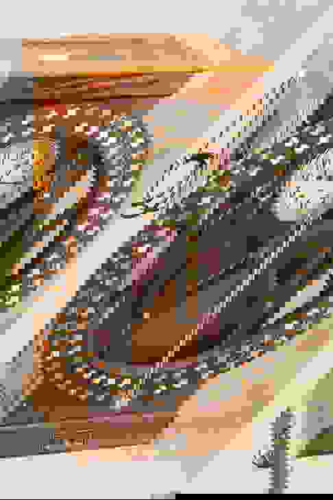 Antique Oak Case Ibm Time Clock With Original Metal Manufacturer's Tag ...