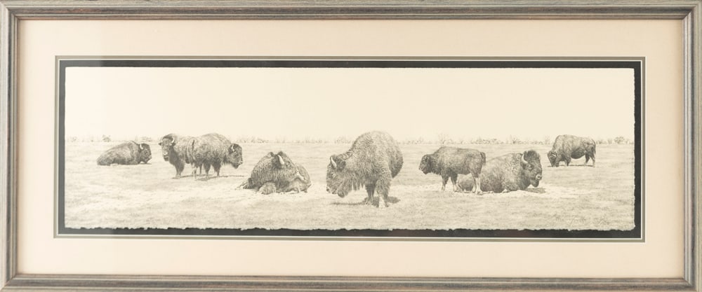 Framed, Artist Signed & Numbered Etching, Reproduced In Talio-crome, By ...